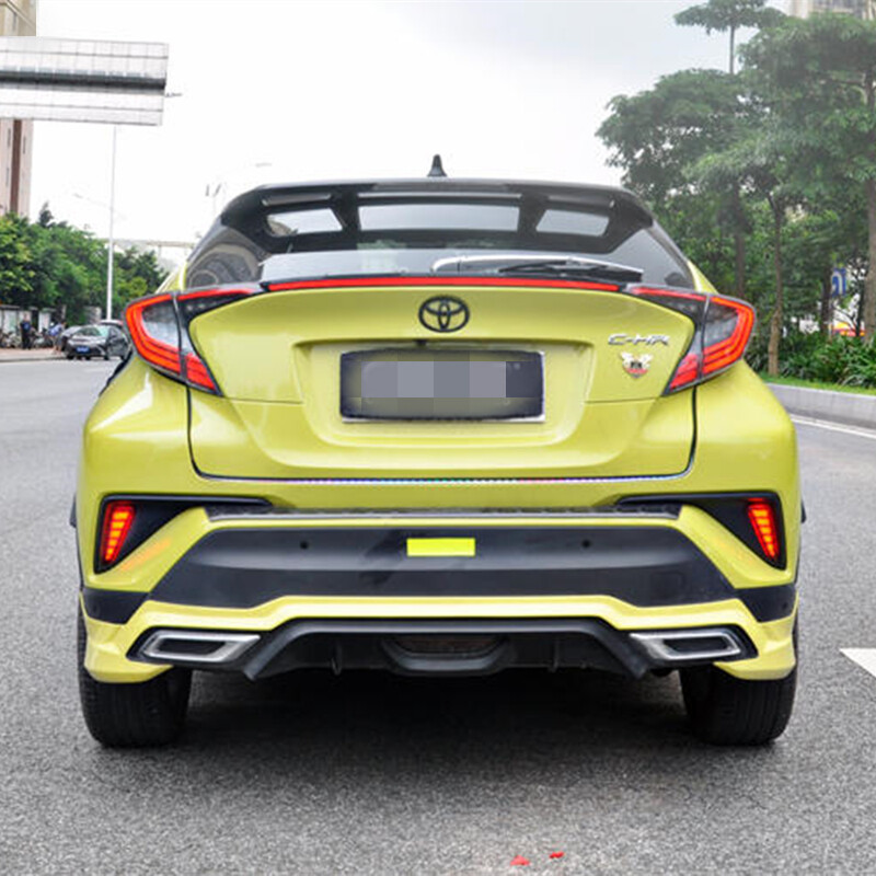LED Tail Lights For Toyota CH-R Red CHR 2018 2019 2020 Roof Spoiler ...