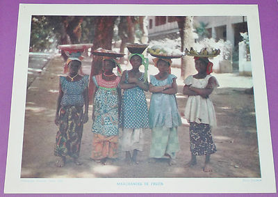 PHOTO ECOLE 1955 AFRIQUE OCCIDENTALE FRANCAISE AOF COLONIES MARCHANDES ...