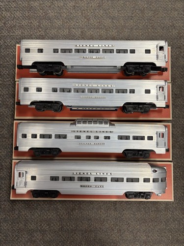 + Lionel O Gauge Silver Dawn Range Bluff Cloud 4 Car Passenger Set 2531 ...