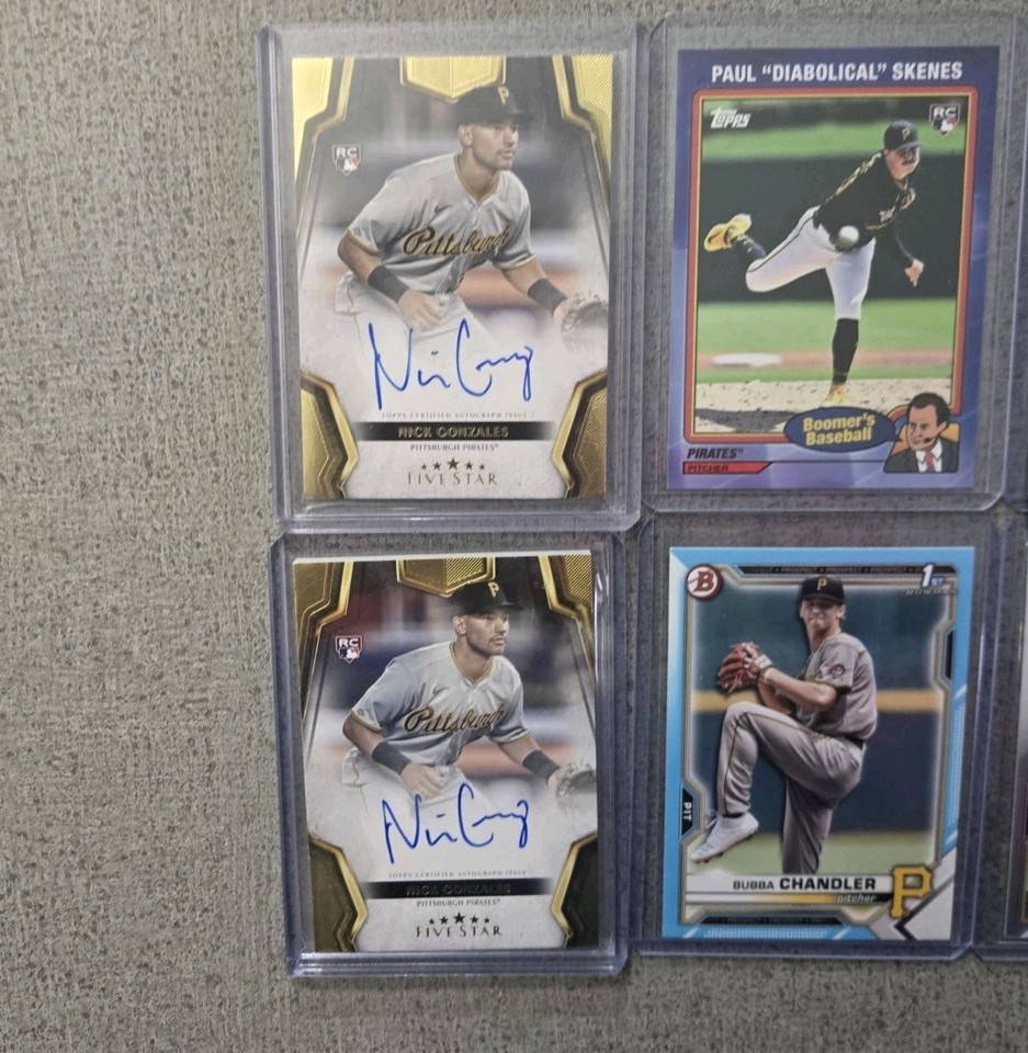 Pittsburgh Pirates Lot Cruz,Chandler,Yorke,Skenes,Gonzales,Triolo 1ST ...