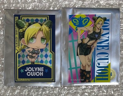 JOJO WORLD 3 Jolyne Acrylic Card Set 2 Pieces JoJo Bizarre Adventure ...
