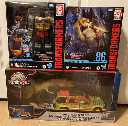Transformers Studio Series 86 Grimlock / SS86 Sludge / Jurassic World ...