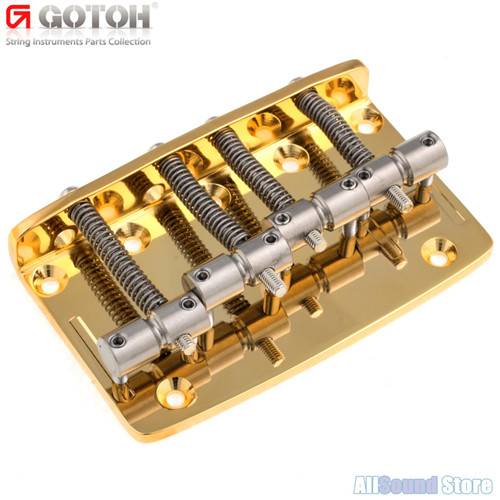 Gotoh Ti203B-4 4-String Bass Bridge Titanium Saddles For Fender P/Jazz ...