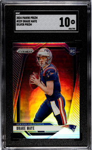 Drake Maye 2024 Prizm #329 Silver Price Guide - Sports Card Investor