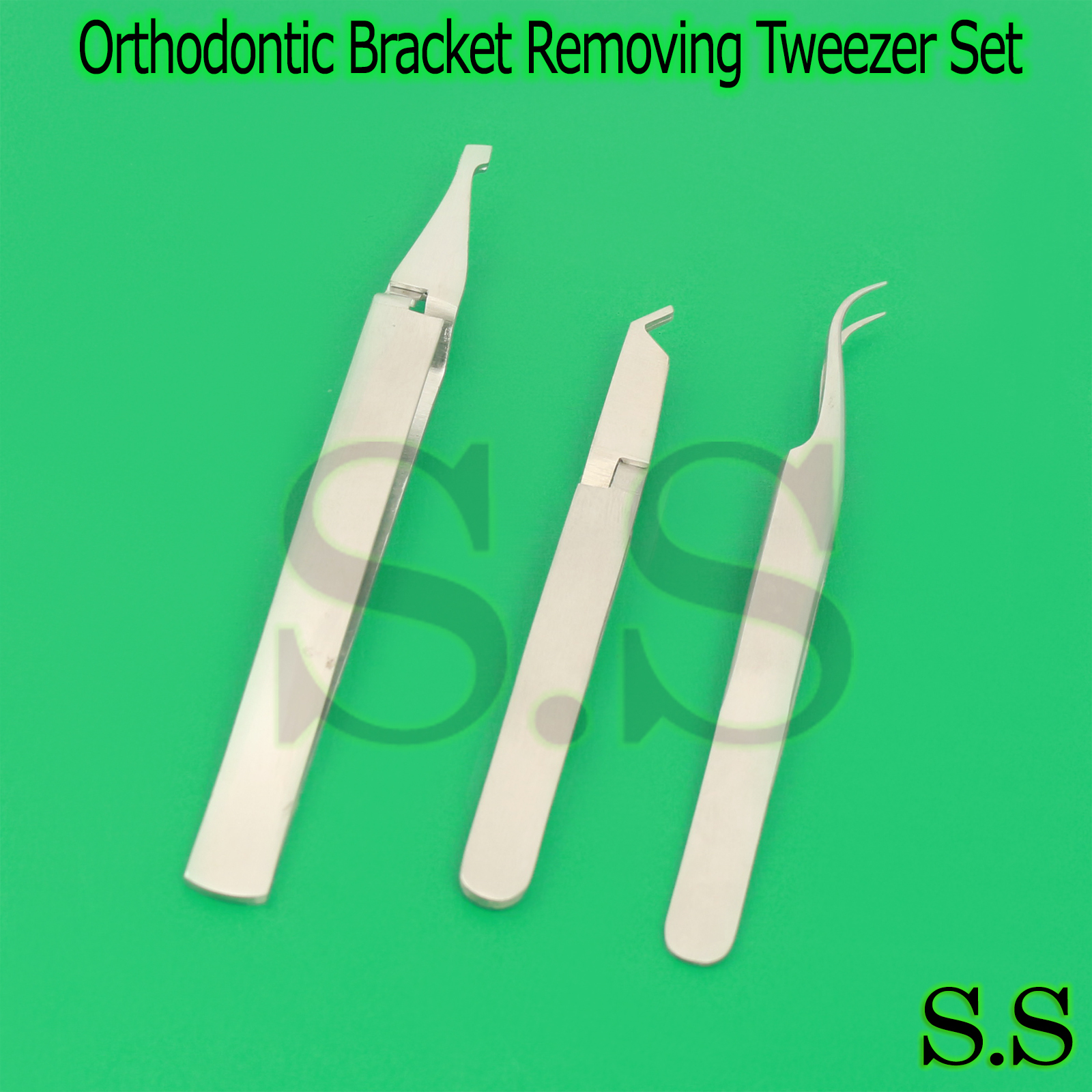 Orthodontic Bracket Removing Placing Tweezer Dental Bracket Holding ...