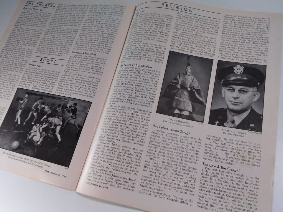 Time Magazine Vtg 1945 Lord Woolton Rare Classroom Ed Iwo Jima FDR San ...