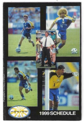 1999 Miami Fusion MLS Soccer Schedule !!! Umbro | eBay
