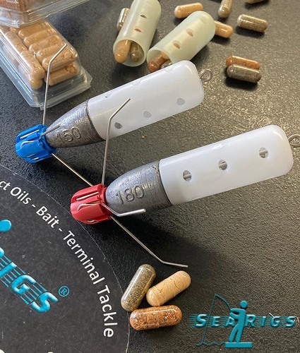 Sea Fishing Saltwater Feeders with Fast Melt Natural Bait Capsule ...