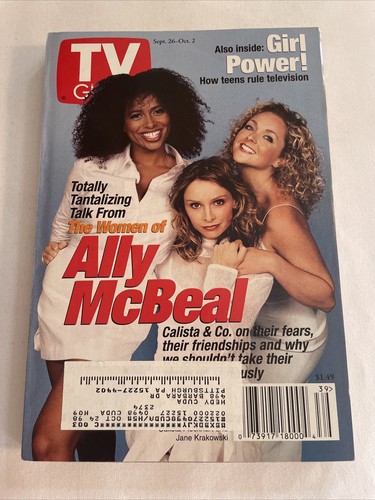 1998 September 26-Oct 2 TV GUIDE Magazine, The Women of ALLY McBEAL ...