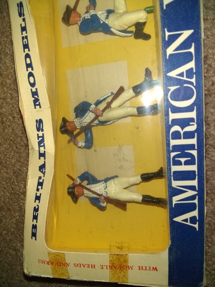 Britains models figures american war of Independence vintage in package ...