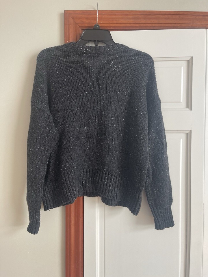 AEO American Eagle Black Gray Sweater Women's Medium | eBay