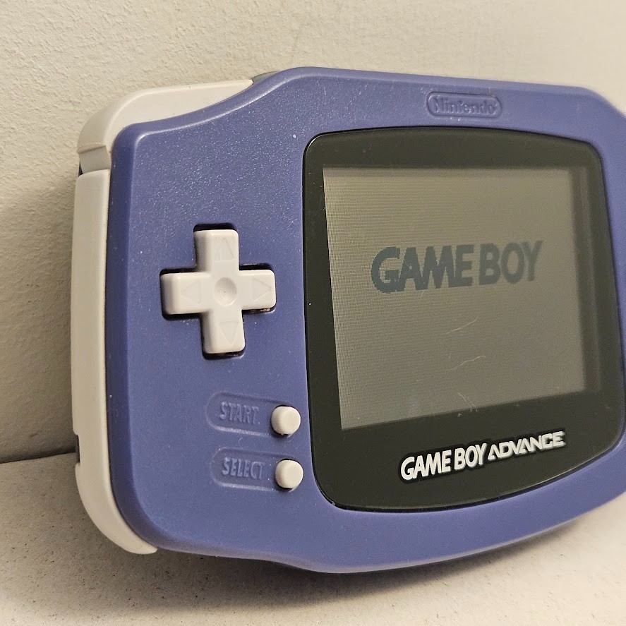 Nintendo Gameboy Advance GBA Handheld System Console Indigo Purple ...