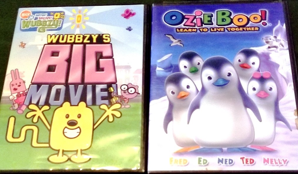 Wubbzys Big Movie & Ozie Boo: Learn to Live Together Childrens DVDs ...