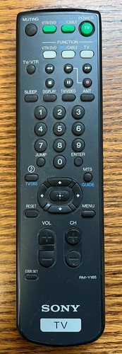SONY TV Remote #RM-Y165 | eBay