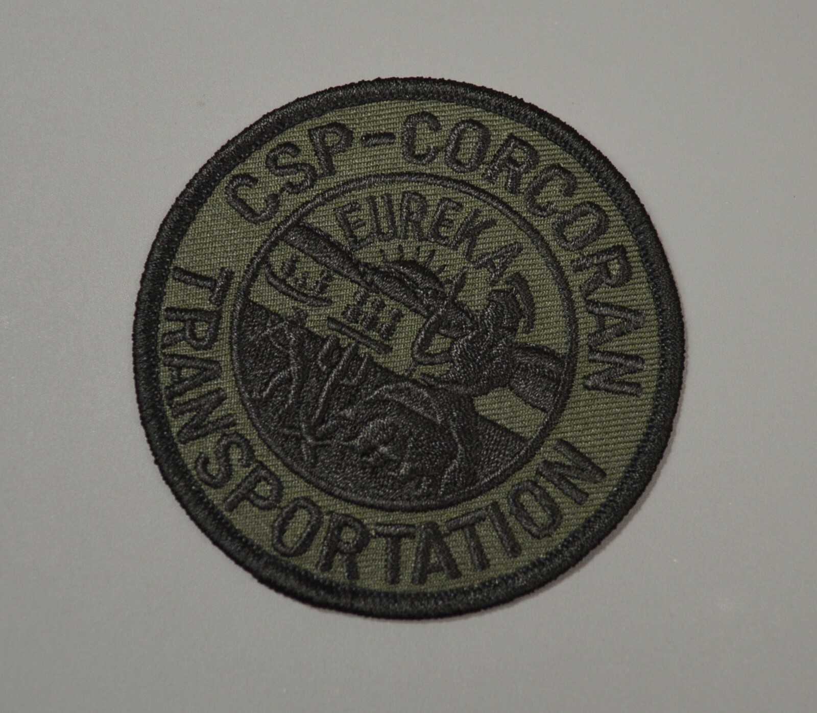 California State Prison Corcoran Transportation Subdued Patch ++ CDCR ...