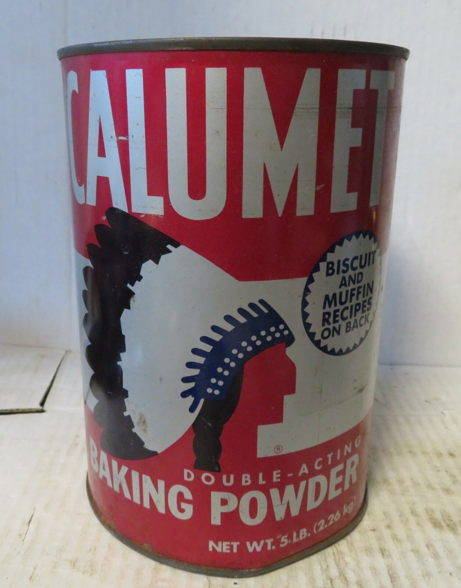 5lb Calumet Baking Powder Tin