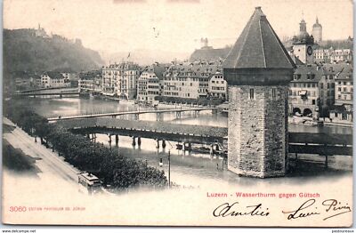 LUCERNE - Le CHATEAU d'eau PAST/6948 | eBay