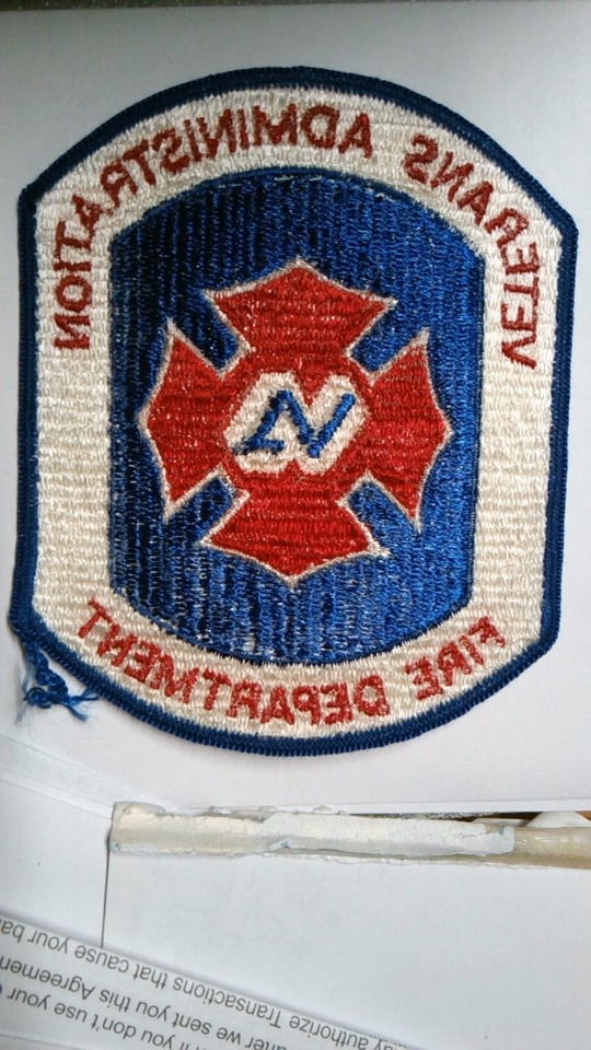PATCH MILITARY VETERANS ADMINISTRATION FIRE DEPARTMENT SEW ON MUCH ...