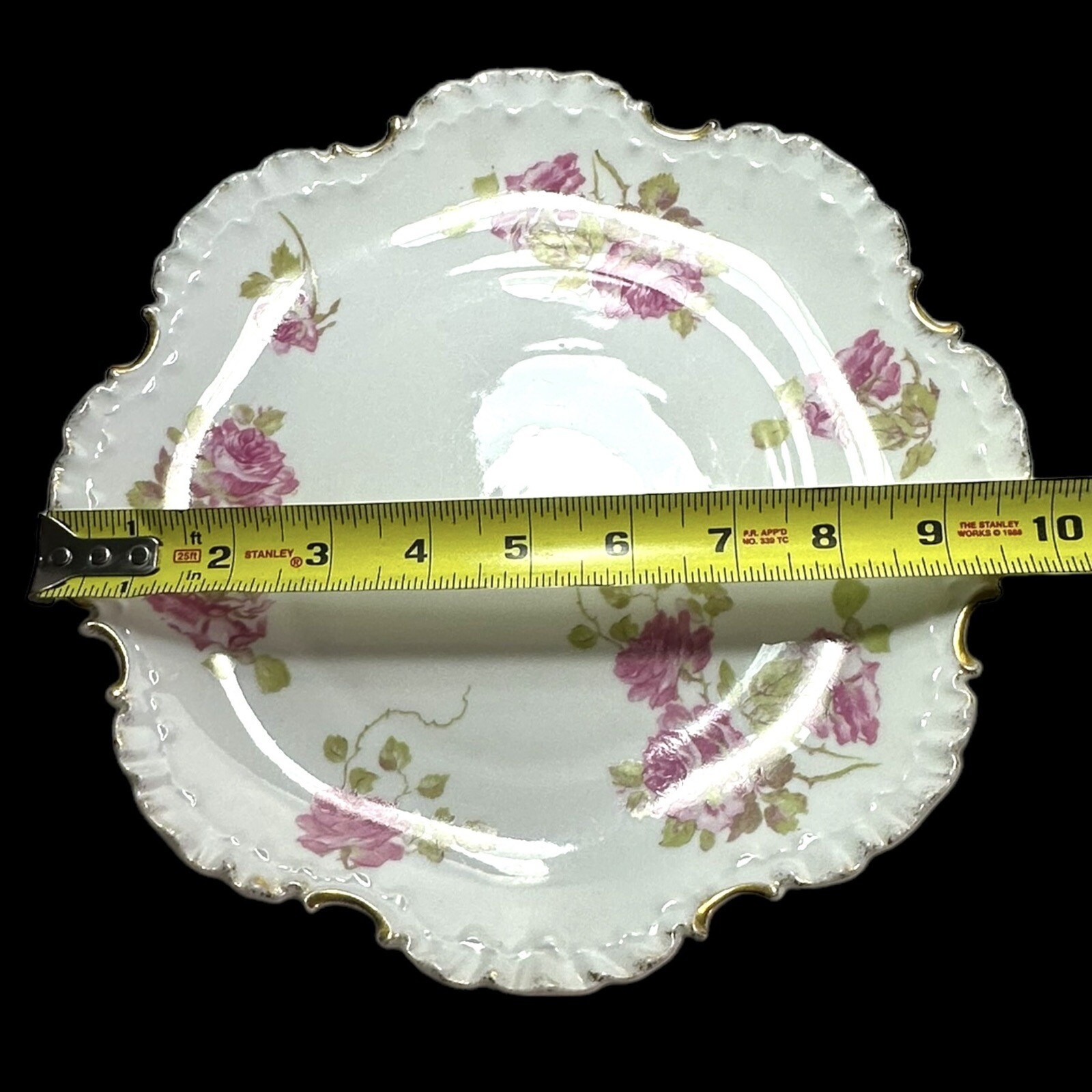 Bavaria Rosenthal Monbijou Antique Scalloped Hand Painted Porcelain ...