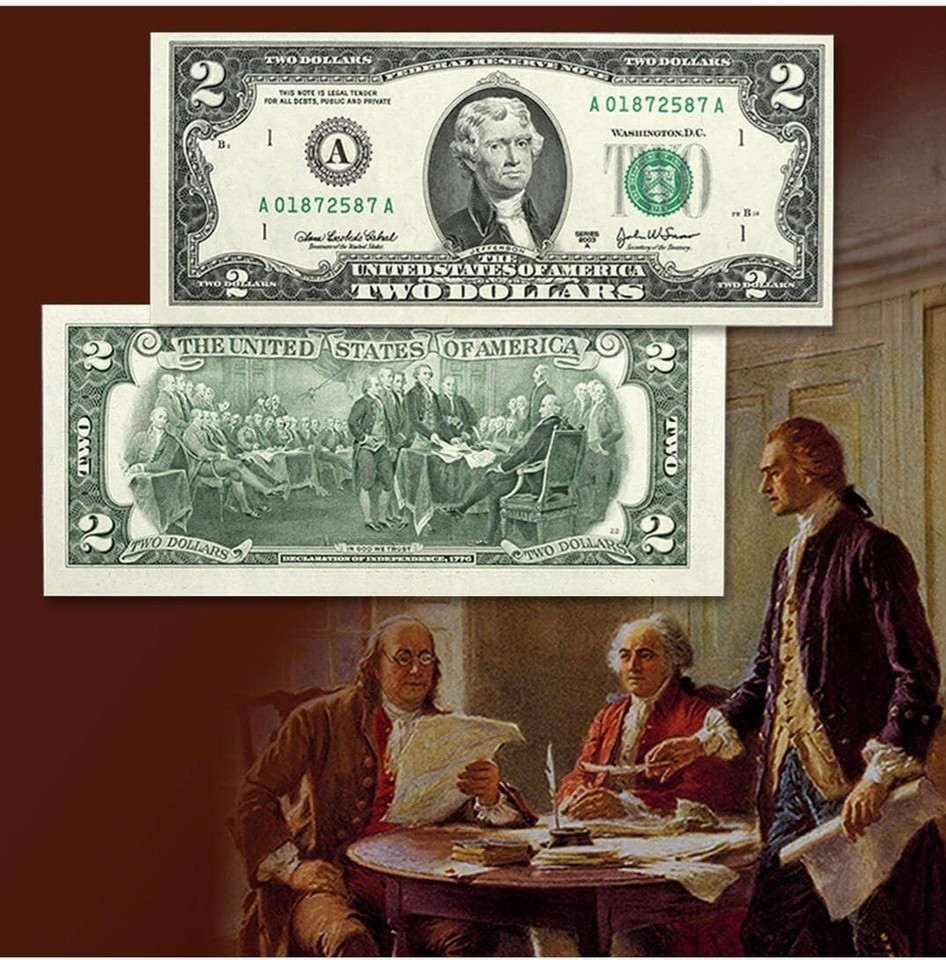 RED HOT SALE**Lot of 5 Uncirculated/Sequential Two Dollar Bills ...