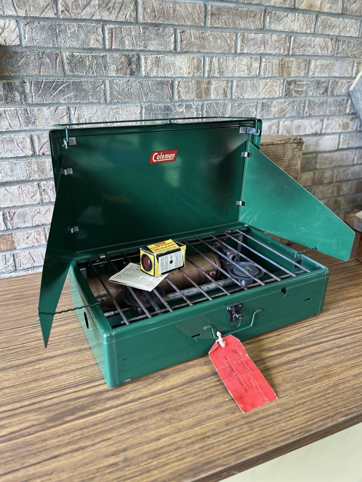 Coleman Model 413 D 2-Burner Camp Stove, Vintage 1940s-1950s | eBay