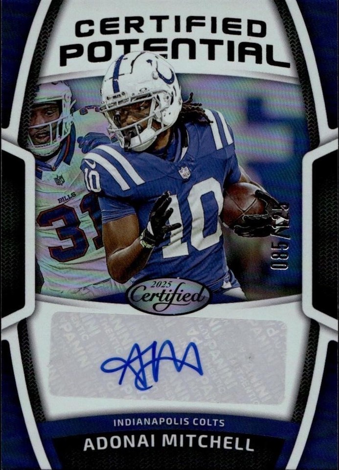 2025 Panini Certified - Adonai Mitchell #CPS-AMI for sale | eBay