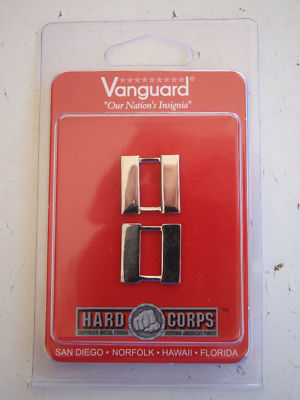 USMC US MARINE CORPS O-3 CAPT CAPTAIN'S SILVER SHIRT COLLAR RANK ...