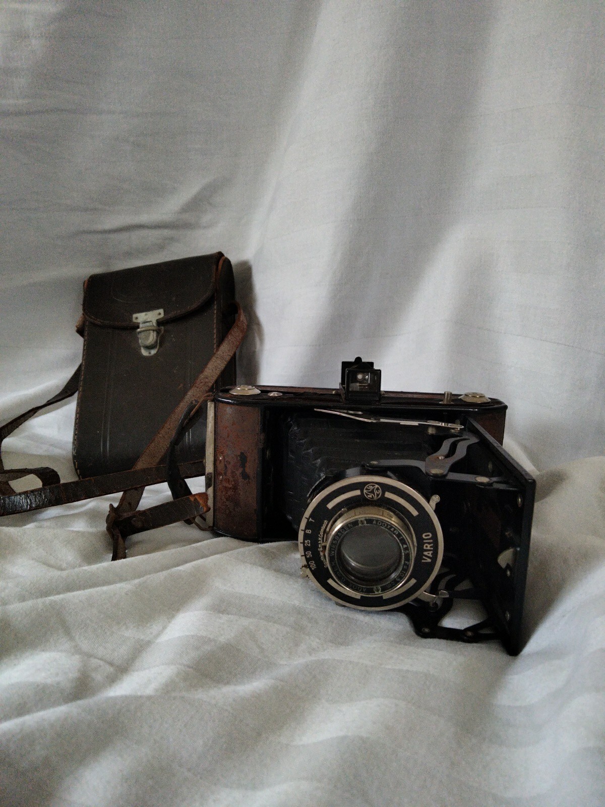 VINTAGE GAUTHIER GMBH CALMBACH VARIO FOLDING CAMERA w/10.5cm F4.5 LENS ...