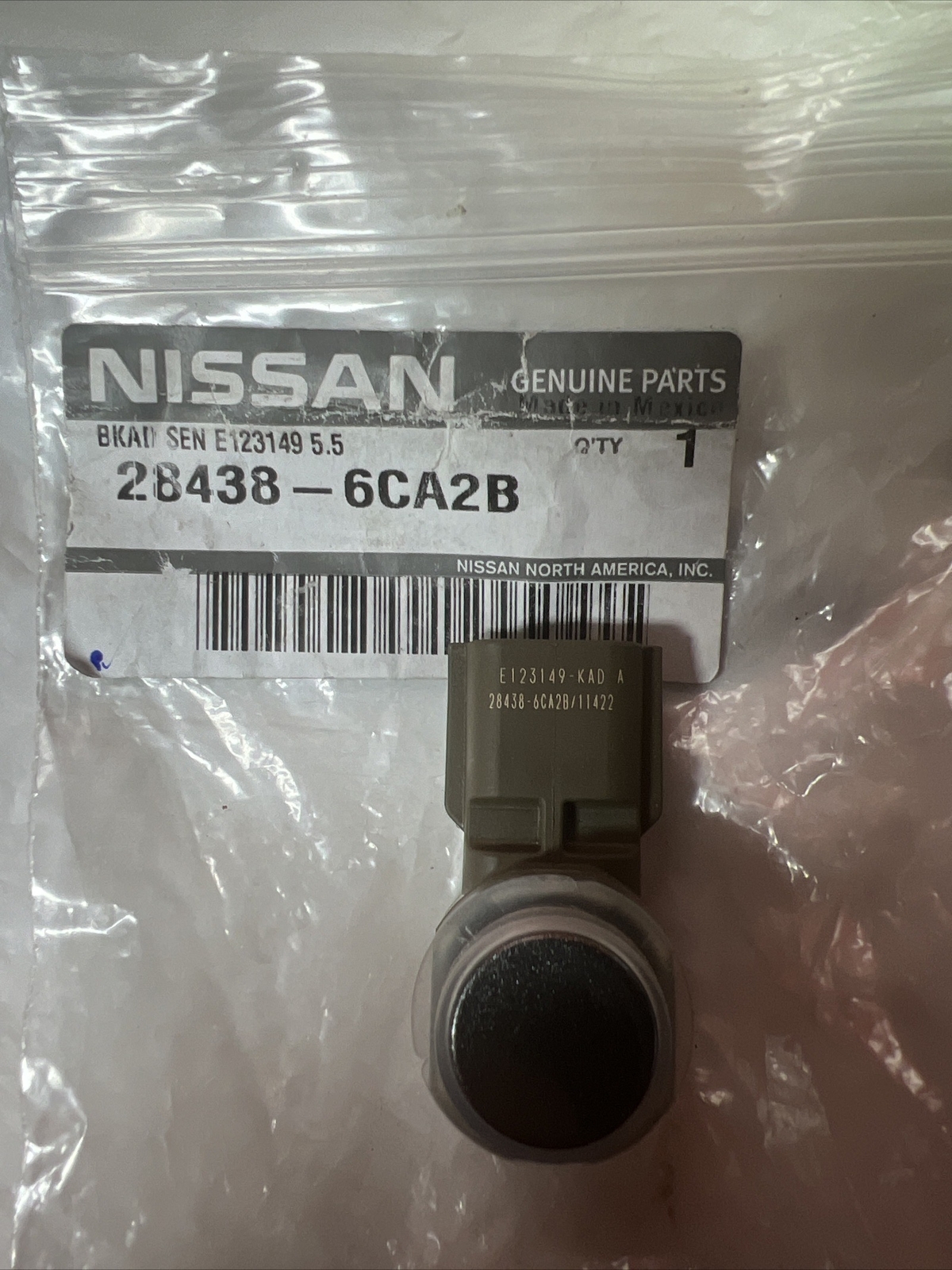 Genuine Nissan Sensor Assy Distance OE 284386CA2B for sale online | eBay