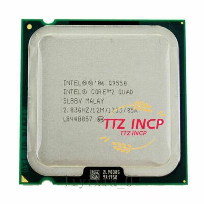 Intel Core2 Quad Q9550 CPU 4-Core 2.83GHz/12M/1333 SLB8V LGA775 ...