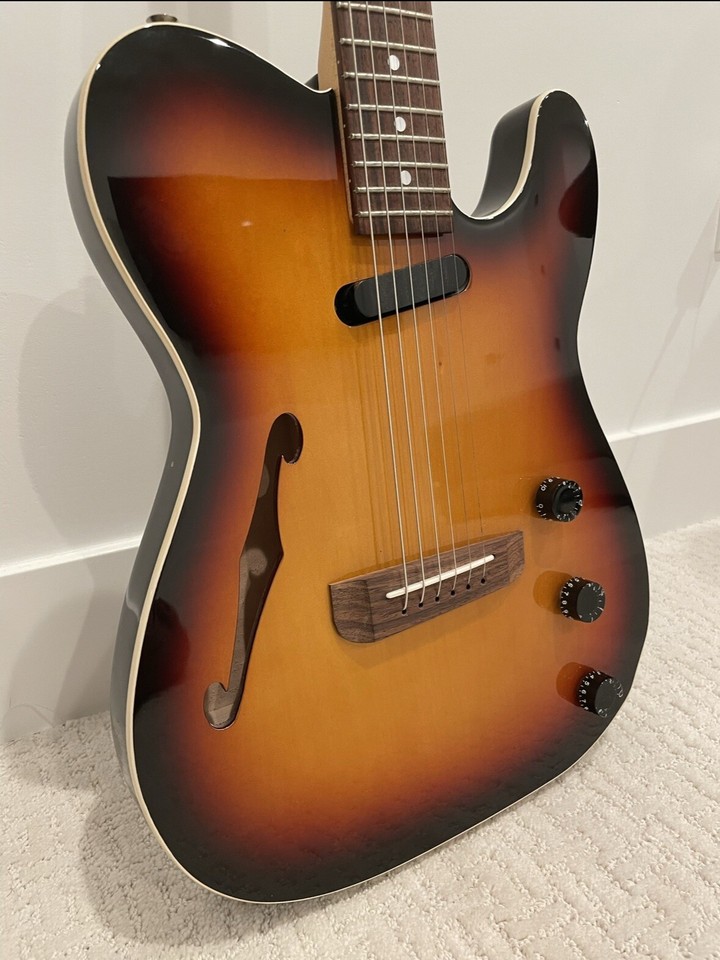 Fender Thinline Telecaster TLAC 100 - Japan - Sunburst - Early 90s ...