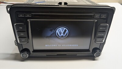 2010-2015 Volkswagen Jetta Cd Player Radio AM/FM Receiver W/CODE (OEM ...