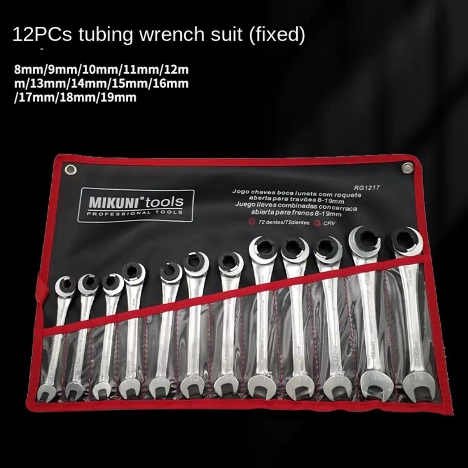 14-Piece Wrench Set Dual Ratchet Wrench Set Dual Open End/Box Wrench | eBay