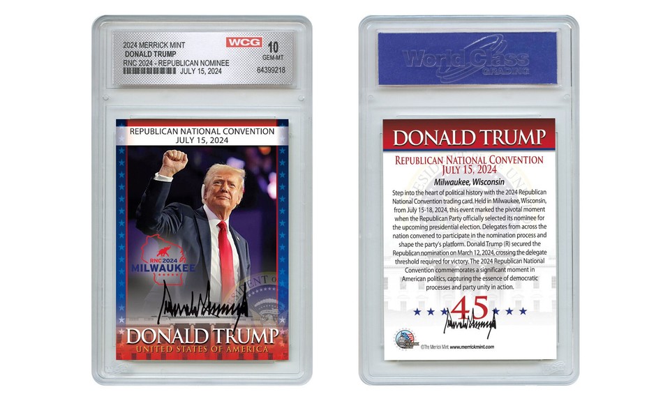 DONALD TRUMP 2024 Republican National Convention RNC Official Card ...