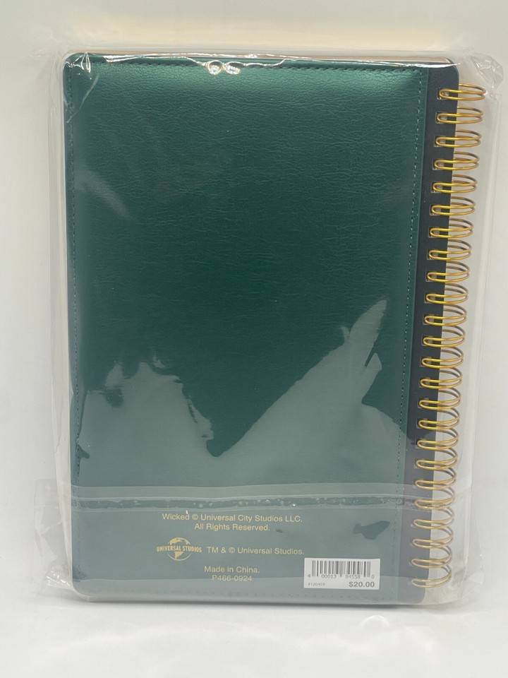 Universal Studios Wicked Emerald City Notebook Book Journal 2024 | eBay