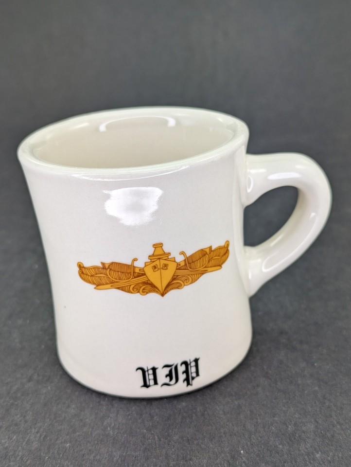 USS Simpson FFG 56 Navy Military Ship Coffee Mug Mil-Art USA Vintage ...