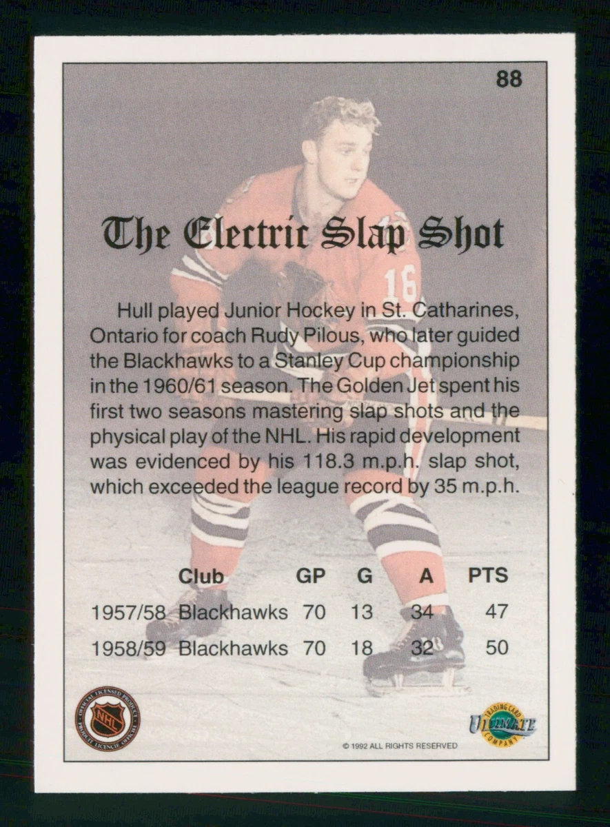 Bobby Hull Slap Shot