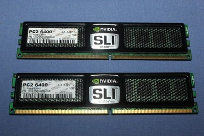 NVIDIA SLI Ready Edition PC2 6400 2 x 1GB RAM OCZ2N800SR2GK | eBay