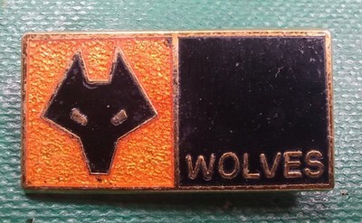 RARE England Wolverhampton Wanderers FC Wolves Football Club Enamel Pin ...
