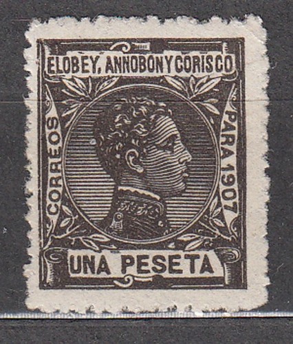 Elobey Sueltos 1907 Edifil 45 * MH | eBay