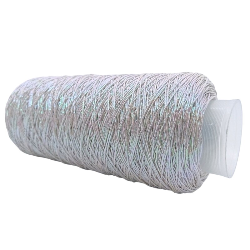 Polyester Thread Yarn, 200g/Roll Metallic Crochet Thread for Knitting ...