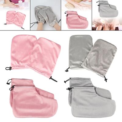 Paraffin Wax Mitts for Hand Feet Moisturizing Thermal Treatment Cotton ...
