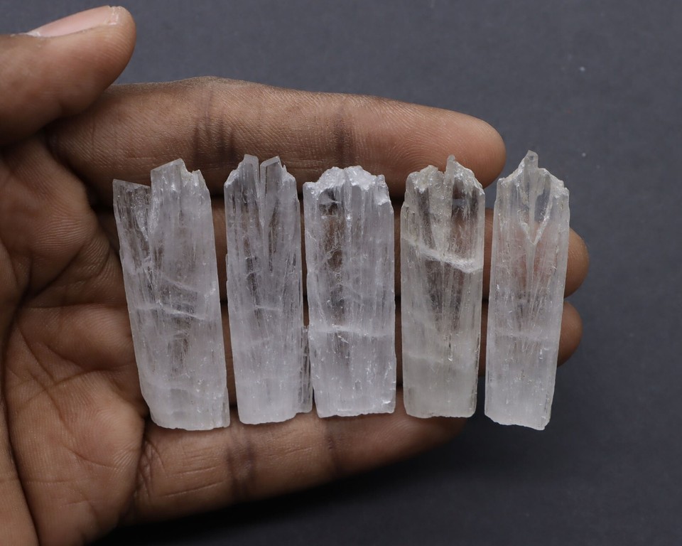 Natural NATROLITE Minerals 5 Stick wand India #J 1351 | eBay