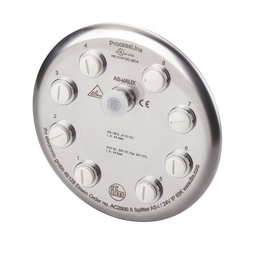 NEW! IFM AS-Interface ProcessLine module AC2900 ProcessLine 8 SB IP69K ...