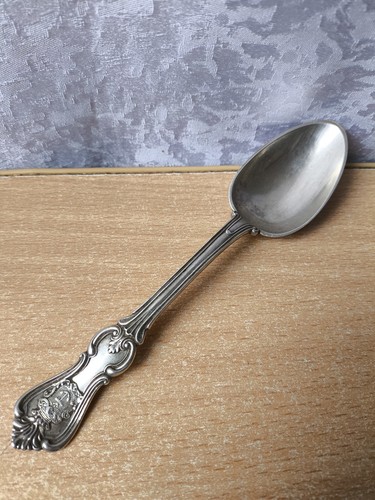 RARE Silver Spoon Silver Antique Vintage Anchor Navy Military G.M ...