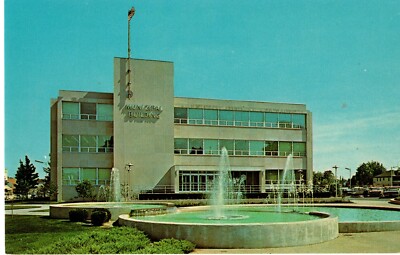 Municipal Building, & Fountain, Springfield, IL Postcard | eBay