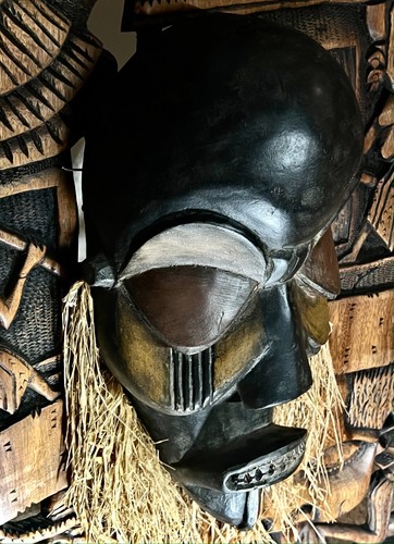 Stunning Ivory Coast Dan People Mask: Mid-20th Century Wooden Tribal ...