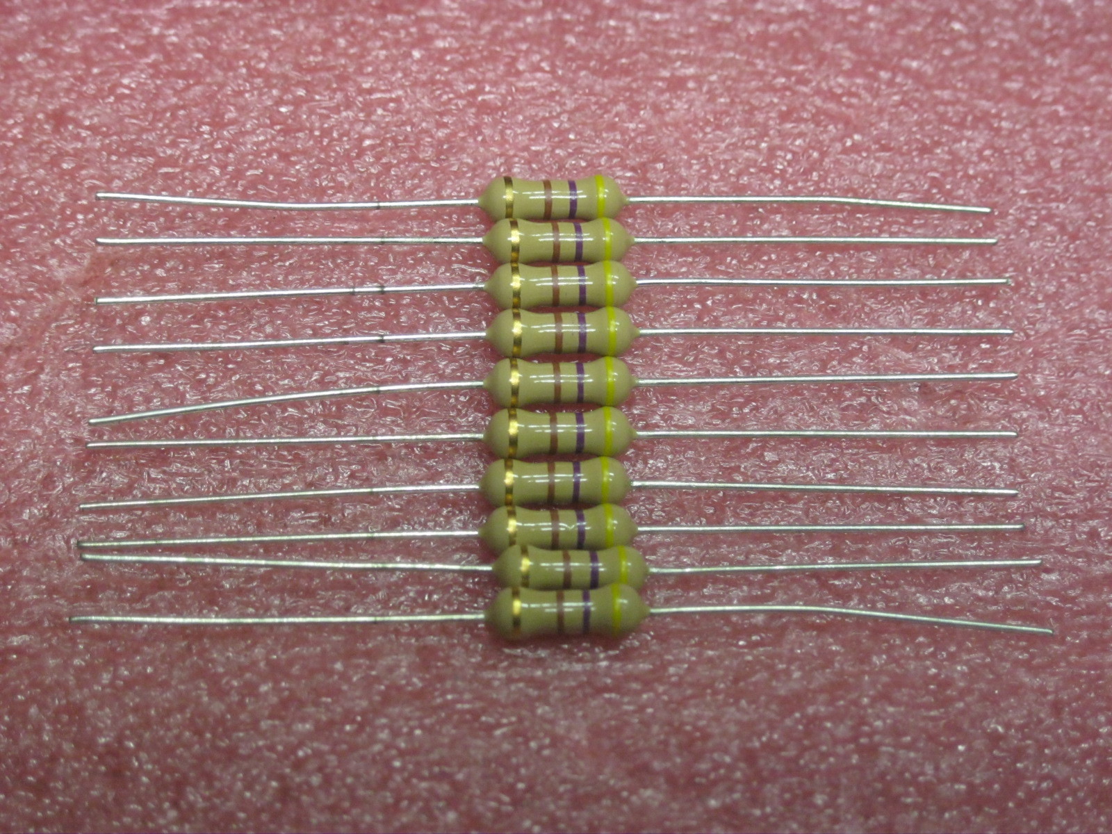 CFR-50JB-52-470R Yageo 470 ohm 5% 1/2W Carbon Film Resistors 470H-N Lot ...