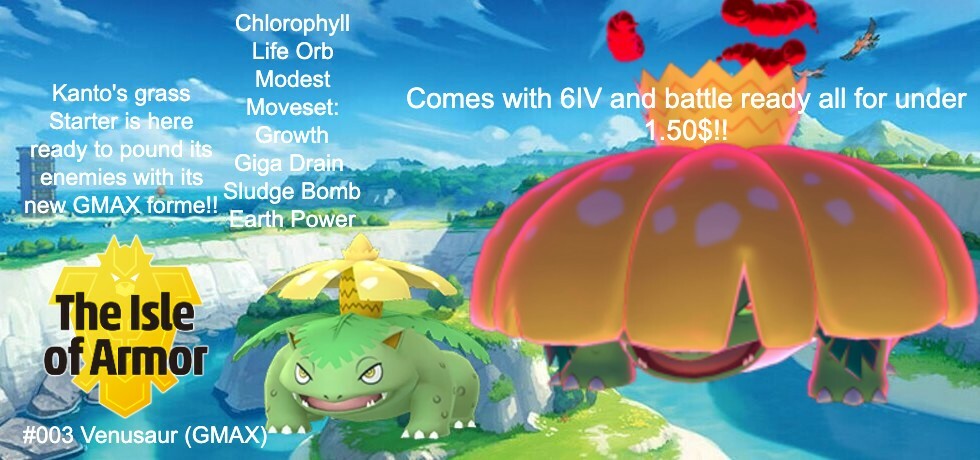 Venusaur Pokemon Movesets