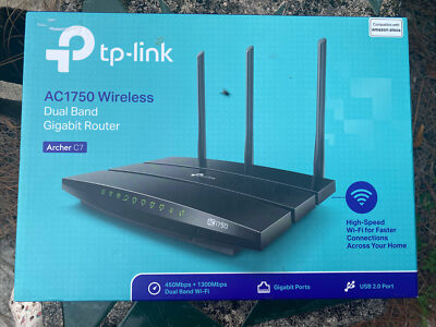 TP-Link Archer C7 AC1750 Dual-Band Mesh Wi-Fi Gigabit Router NEW Sealed ...